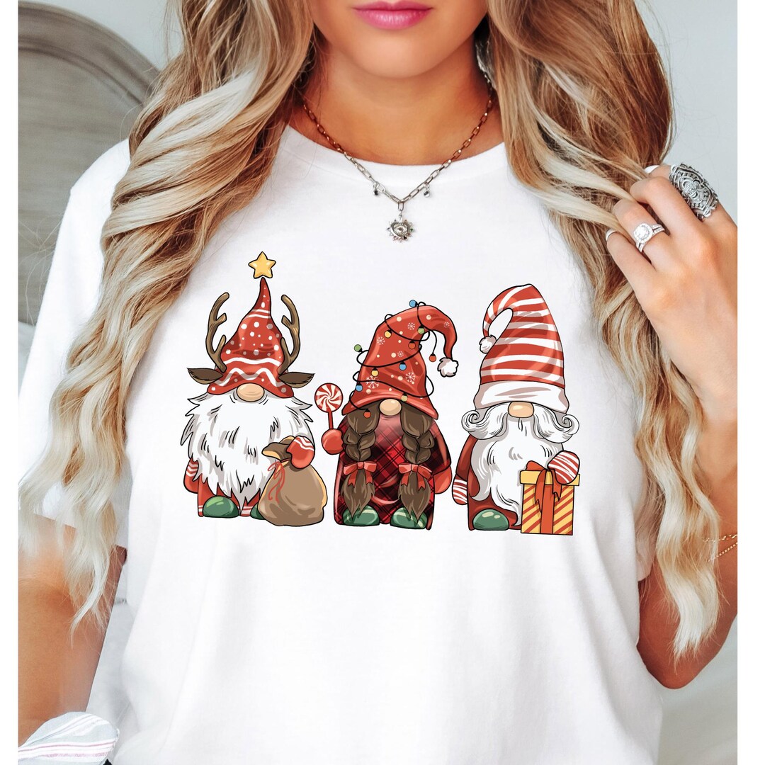 Christmas Gnome Comfort Colors Shirt, Holiday Gift - Etsy