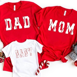 Personalized Baseball Family Shirts: Custom Game Day Tee - Etsy