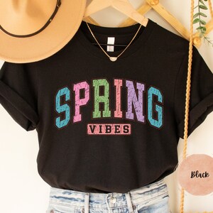 Spring Vibes Shirt, Spring Break Shirt,teacher Spring Tee Hello Spring ...