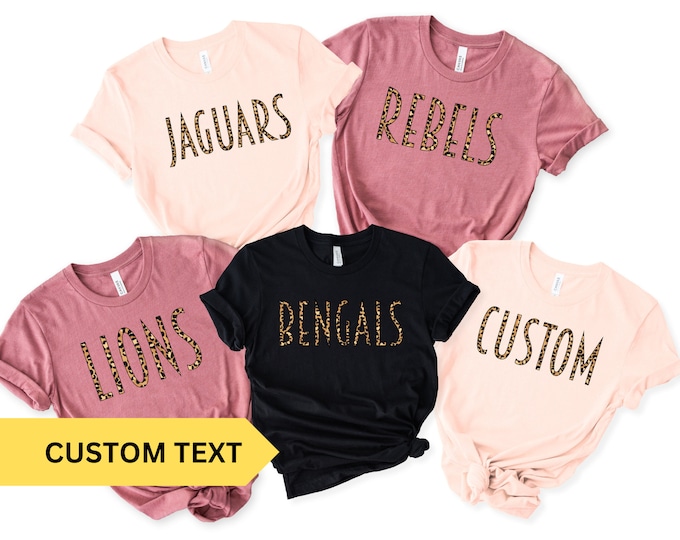 Tiger Mascot Sweatshirt, Custom Mascot Swt , Tigers School Shirt, Favorite Team T, School Team ...
