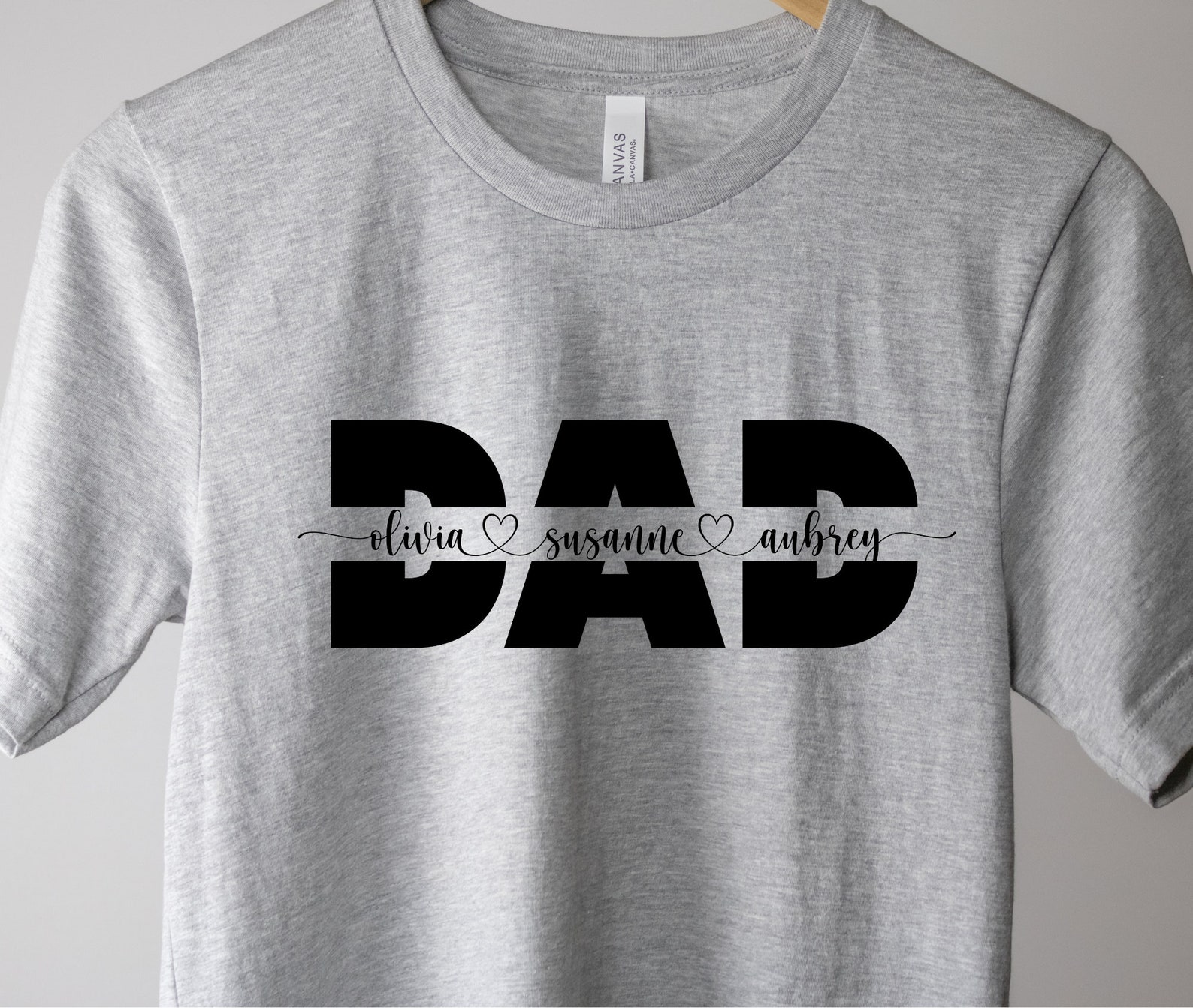 Custom Dad Shirt Personalized Dad Shirt With Kids Names Dada - Etsy