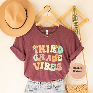 Third Grade Teacher Shirt, 3rd Grade Teacher Tee, Elementary Back to ...