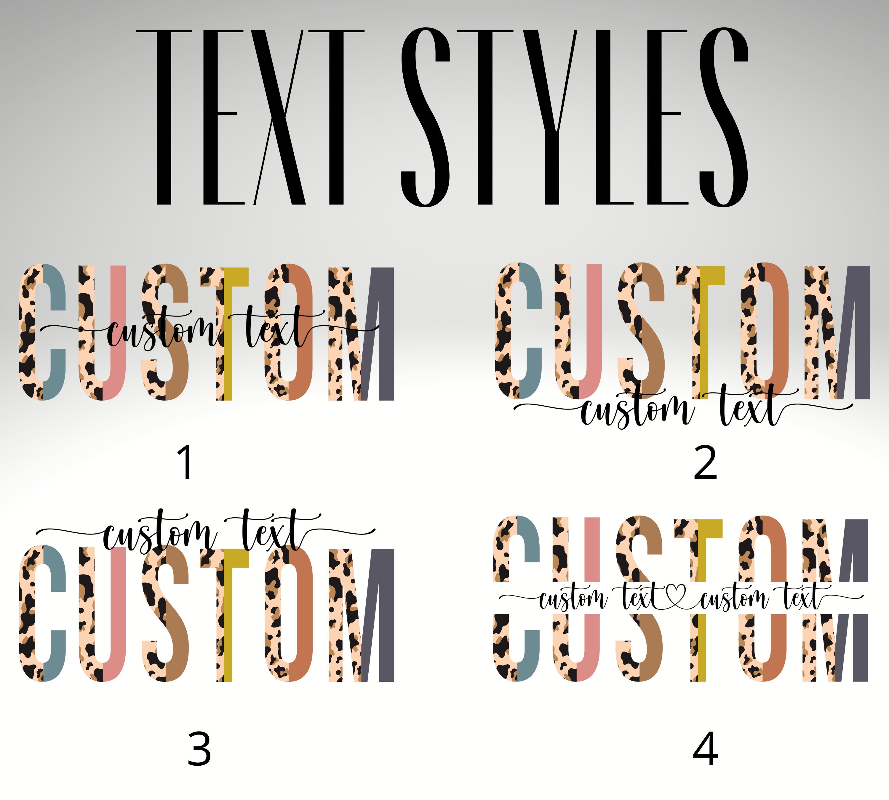 Custom Leopard Print Text Shirt Personalized Shirt Gigi - Etsy