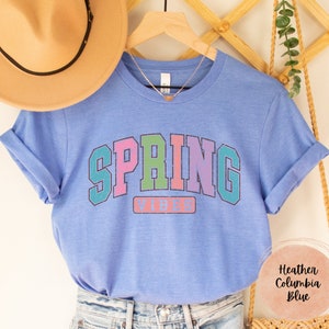 Spring Vibes Shirt, Spring Break Shirt,teacher Spring Tee Hello Spring Shirt, Easter Shirt ...