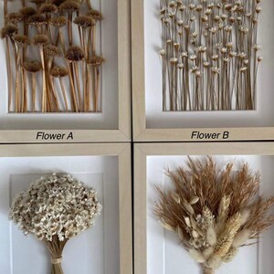 Custom Dried Flower Bouquet Frame L Pressed Flower Frame L Shadow Box ...