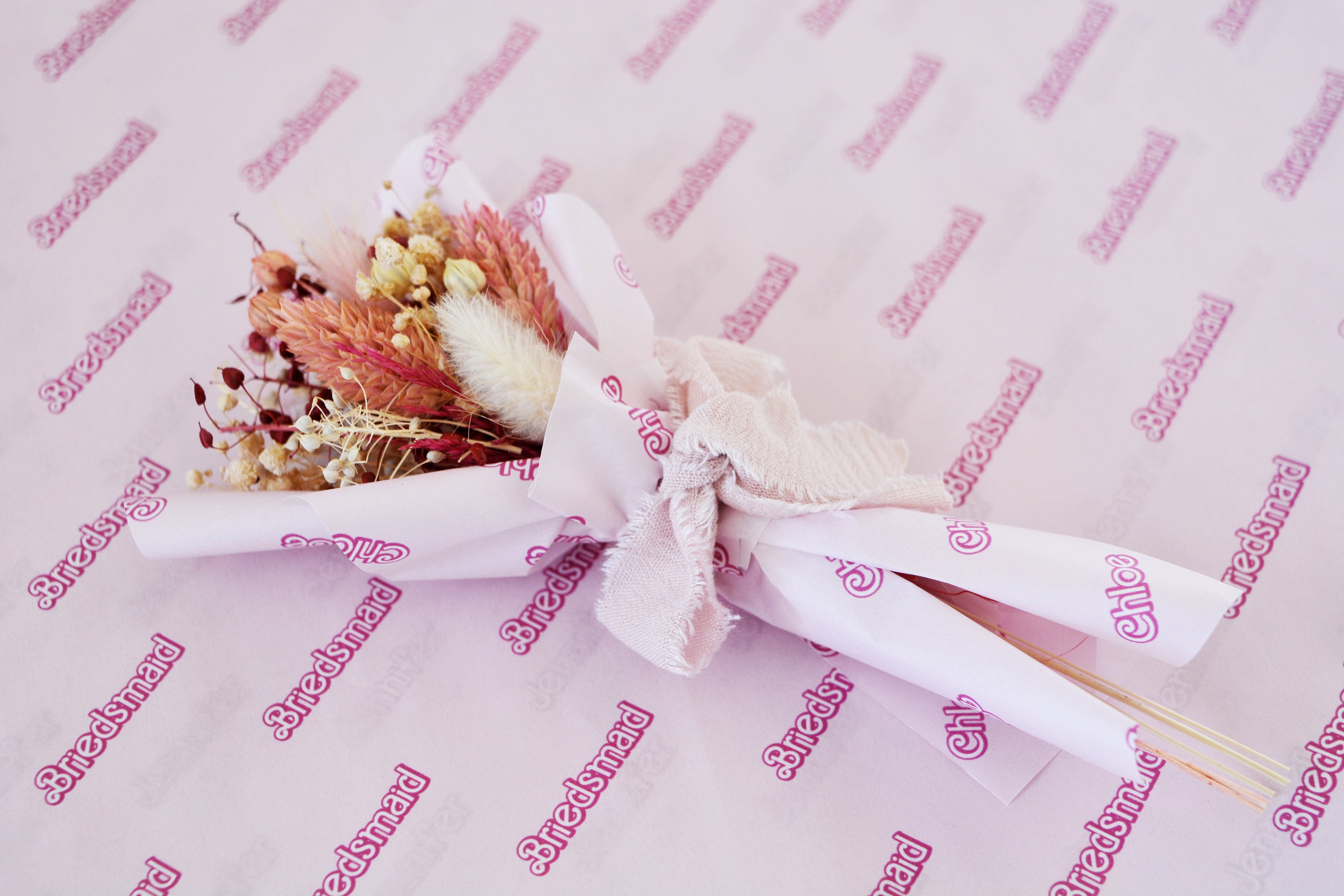 Barbie Party Favors Barbie Pink Dried Mini Bouquet Barbie - Etsy