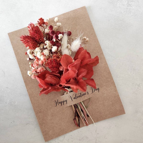 Dried Flowers Card - Etsy