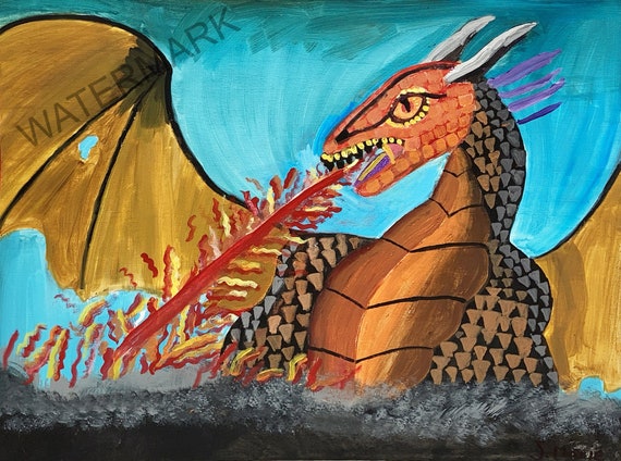 Fire And Water Dragon