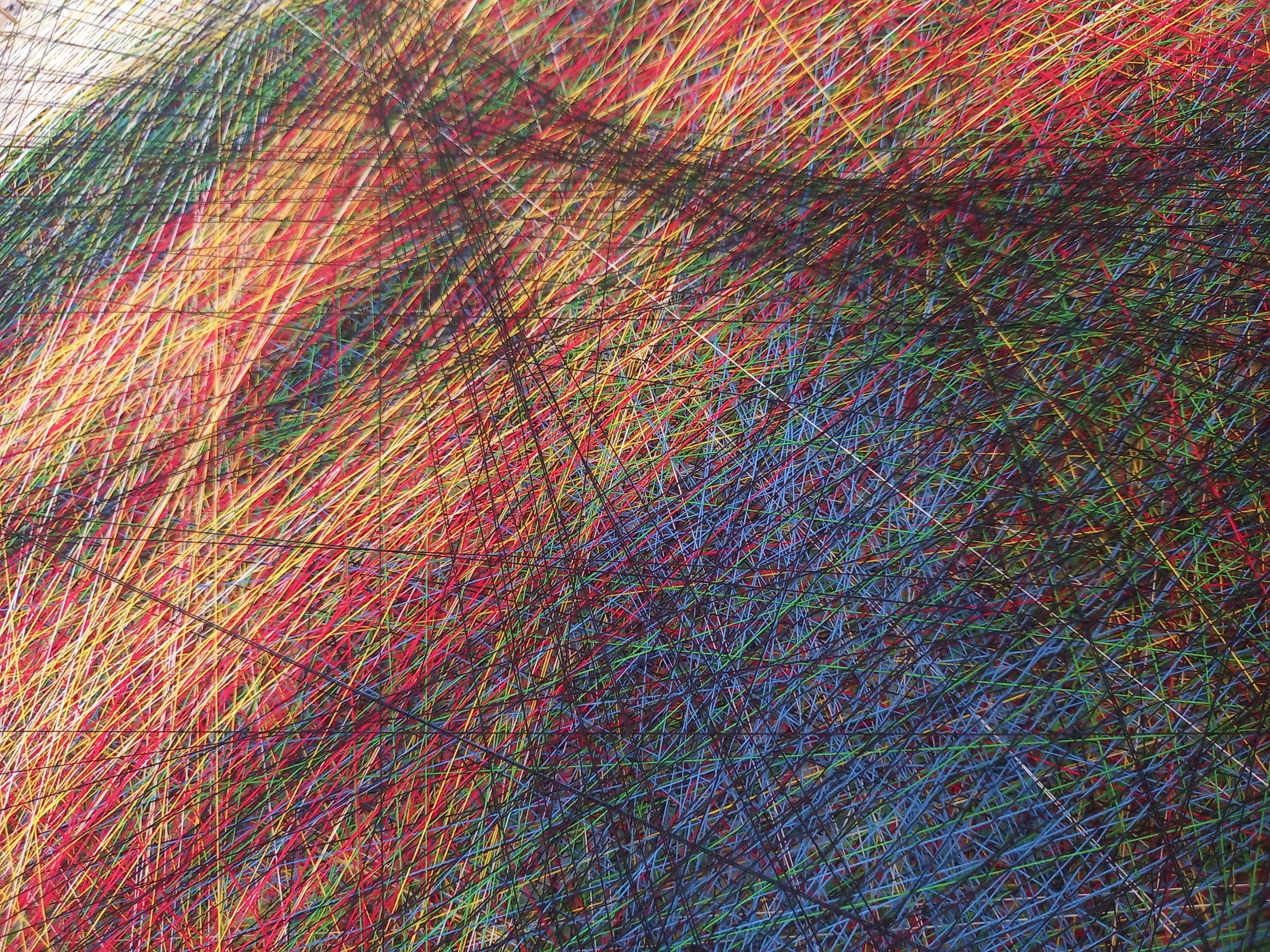 Personalized String Art Portrait Colorful, String Fine Art, Free Sketch, Colorful Art - Etsy