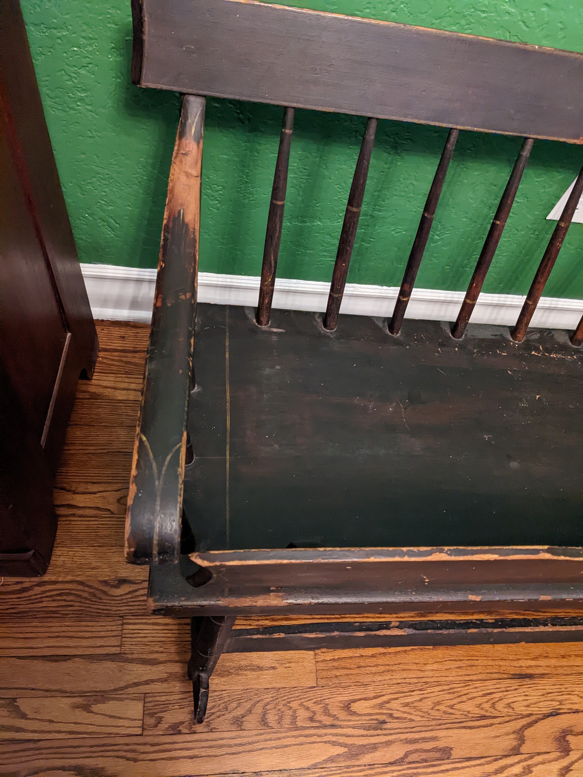 1840s Walnut Mammy's Rocking Bench Antique Pick up in Orlando, Florida ...