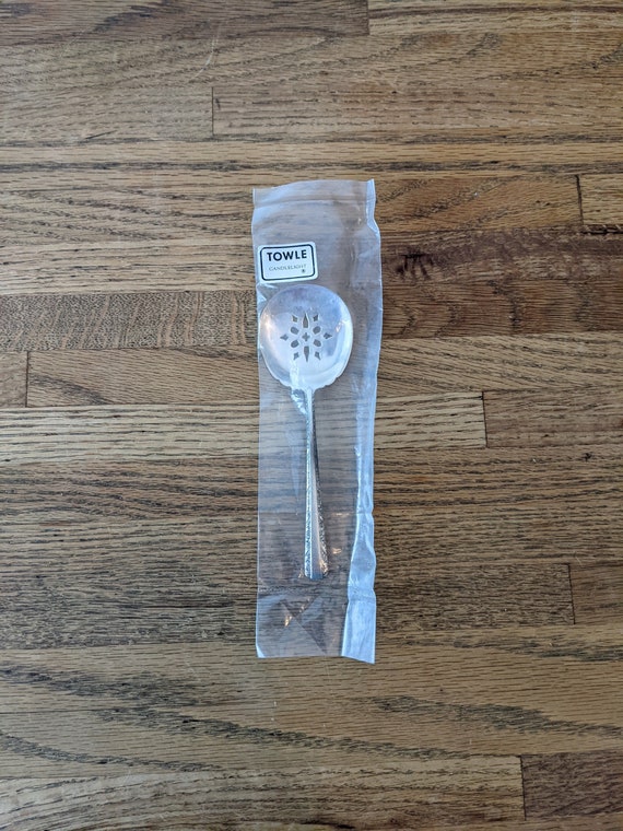 Towle Sterling Silver Bon Bon Spoon W/pierced Bowl Candlelight - Etsy