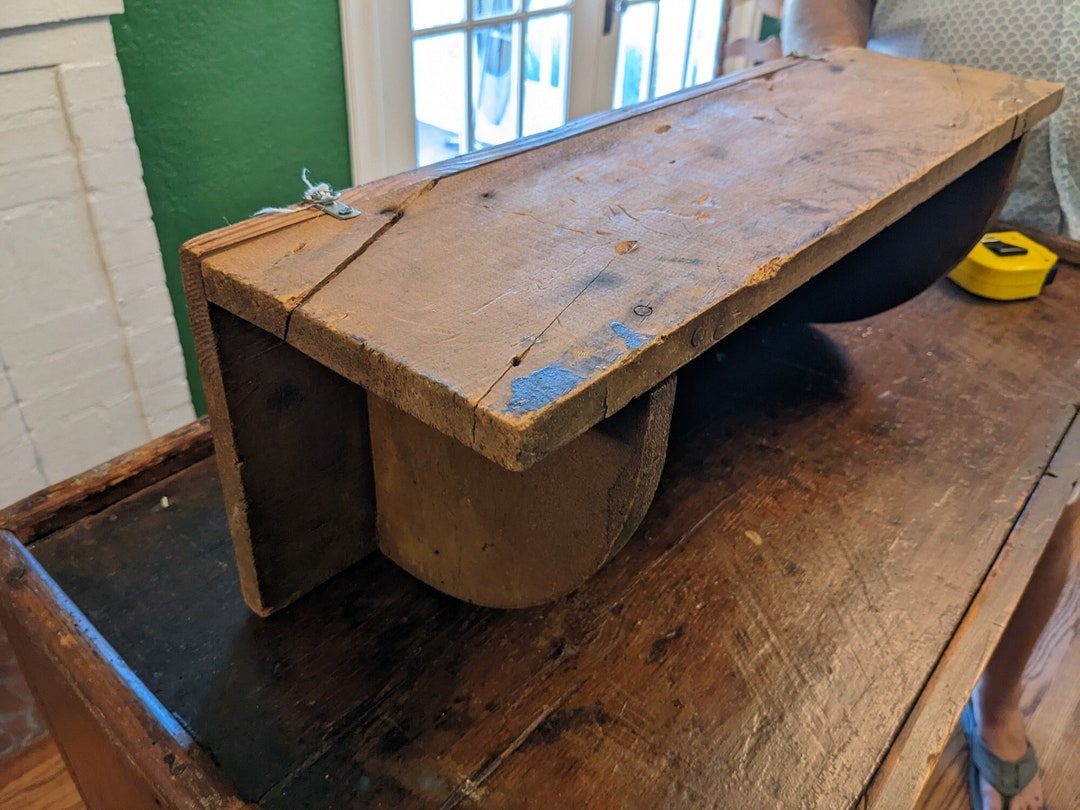 Early American Primitive Wood Shelf - Etsy