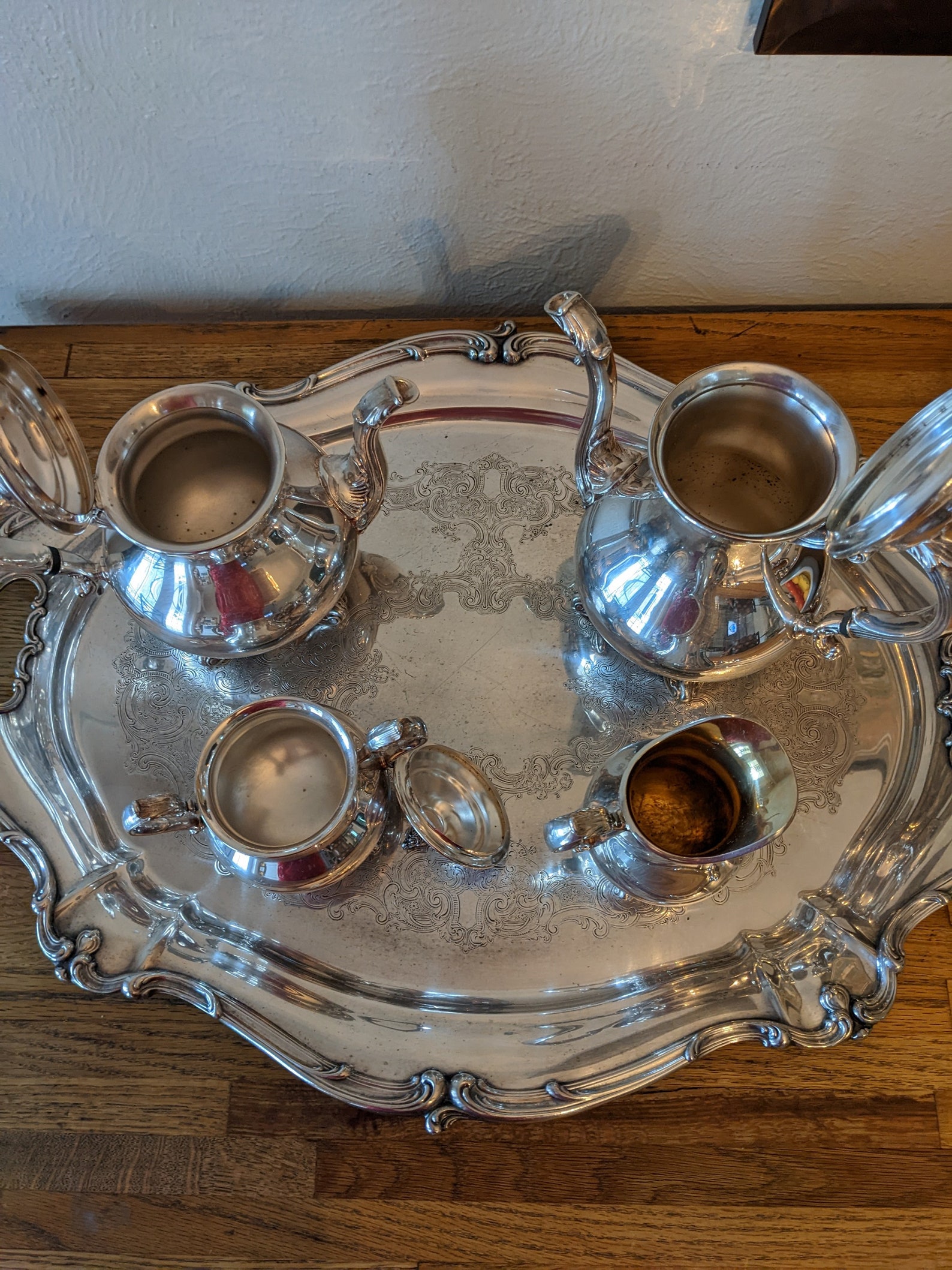Gorham EP YC 1904 Silver Tea Coffee Set 5 Piece - Etsy