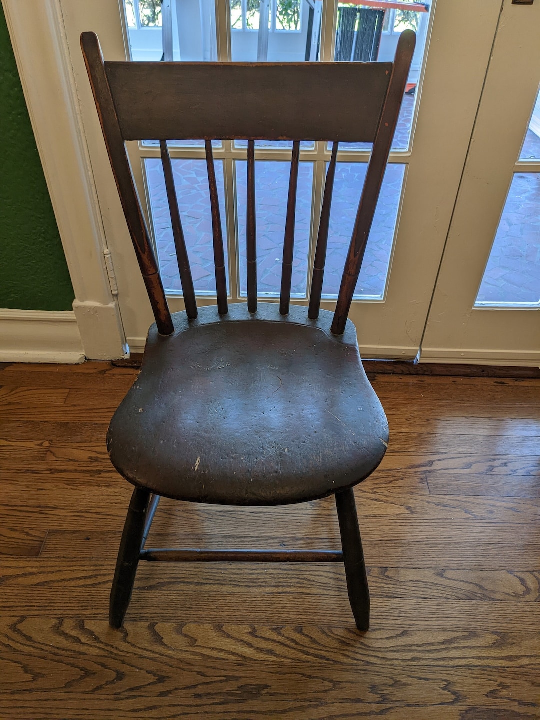 Early American Primitive Antique Rabbit Ear Chair - Etsy