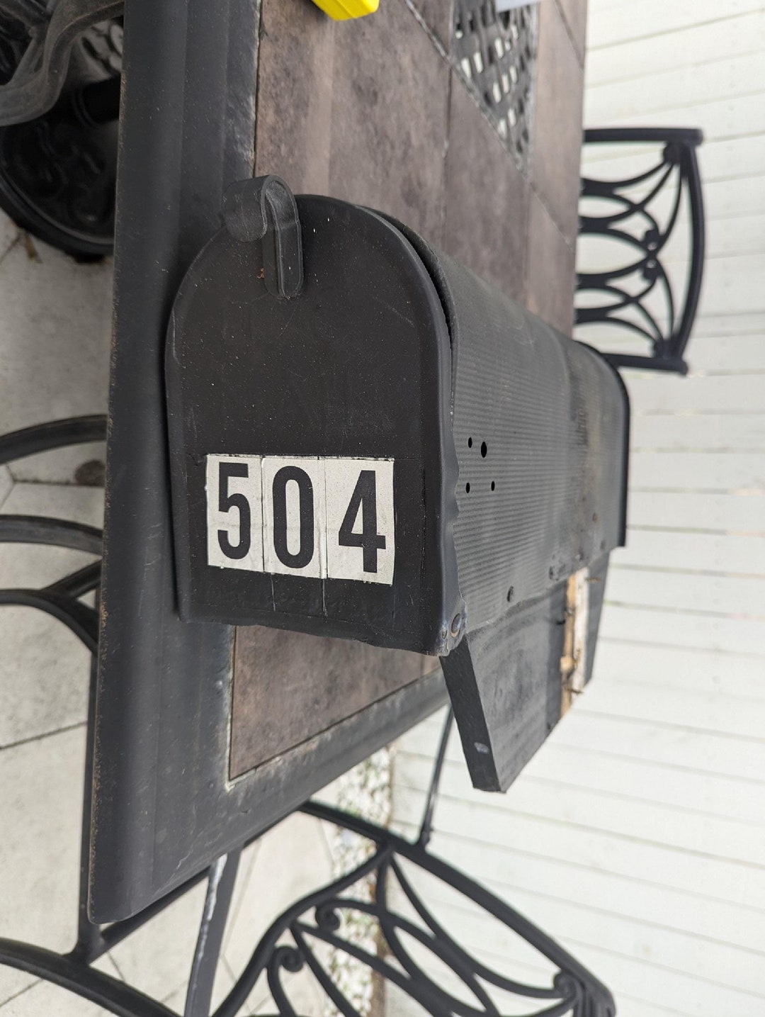 Black Metal Traditional Old School Vintage Mailbox 19x9" - Etsy