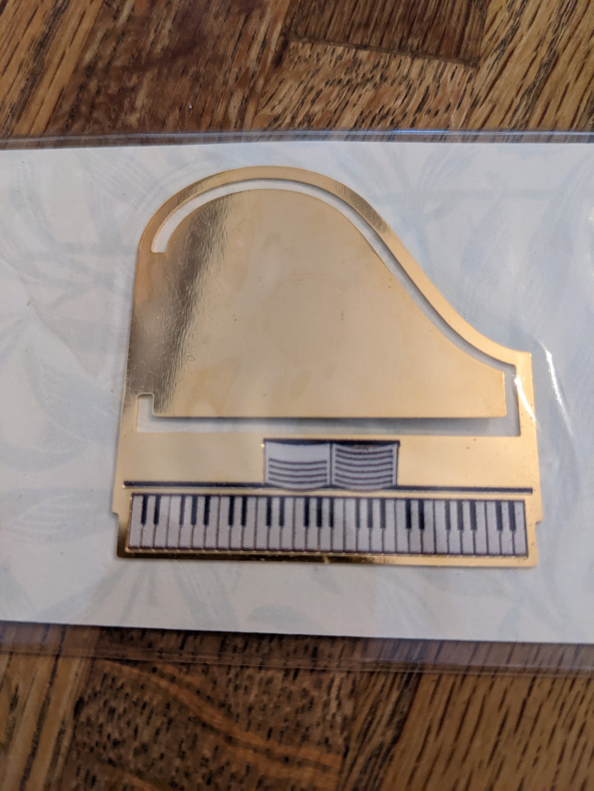 David Howell and Co. Metal Piano Bookmark - Etsy