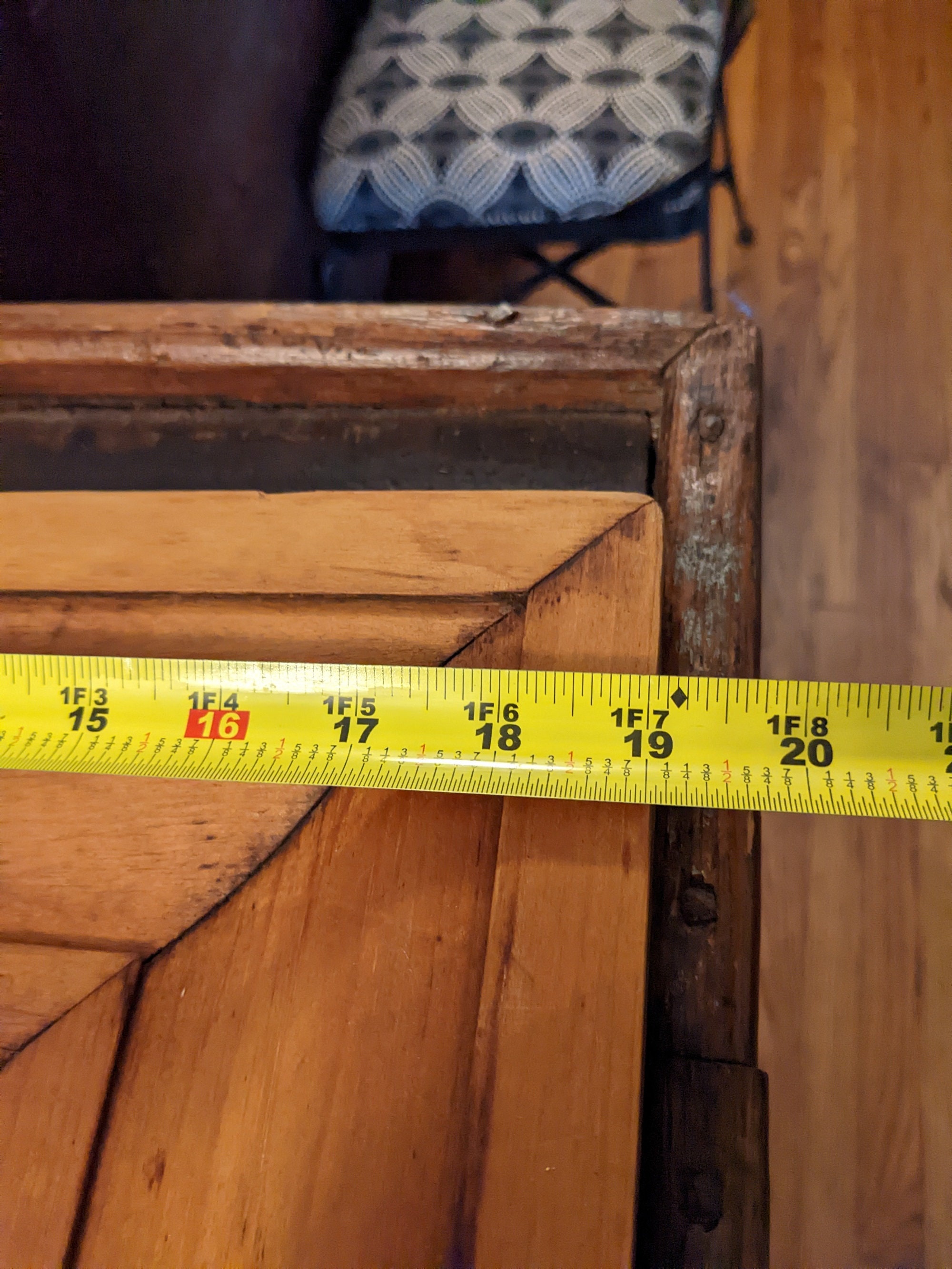 Antique Early American Primitive Wood Framed Ogee Wall Mirror - Etsy