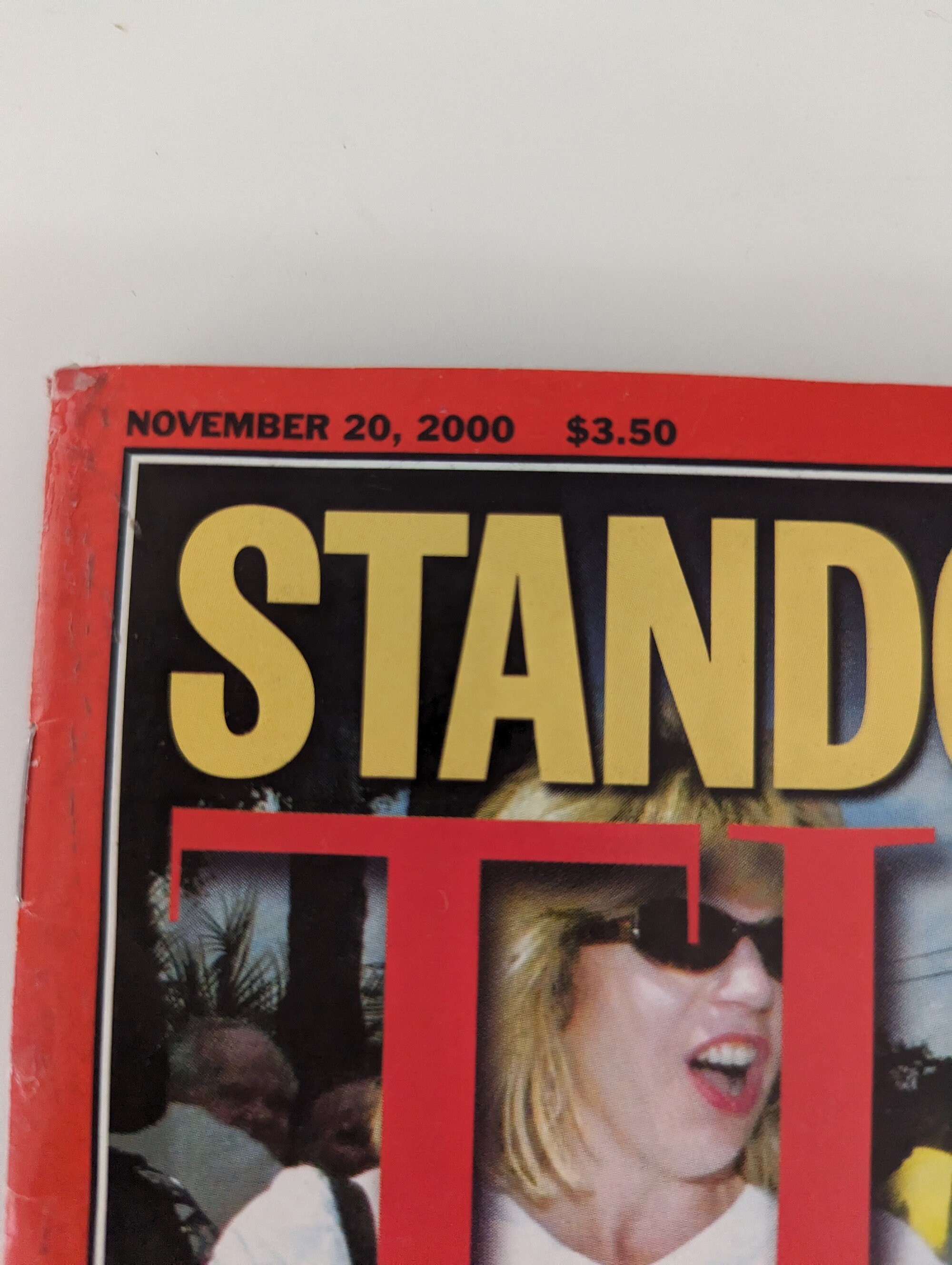 Bush Vs. Gore Election 2000 Time Magazine Standoff the Wildest Election ...