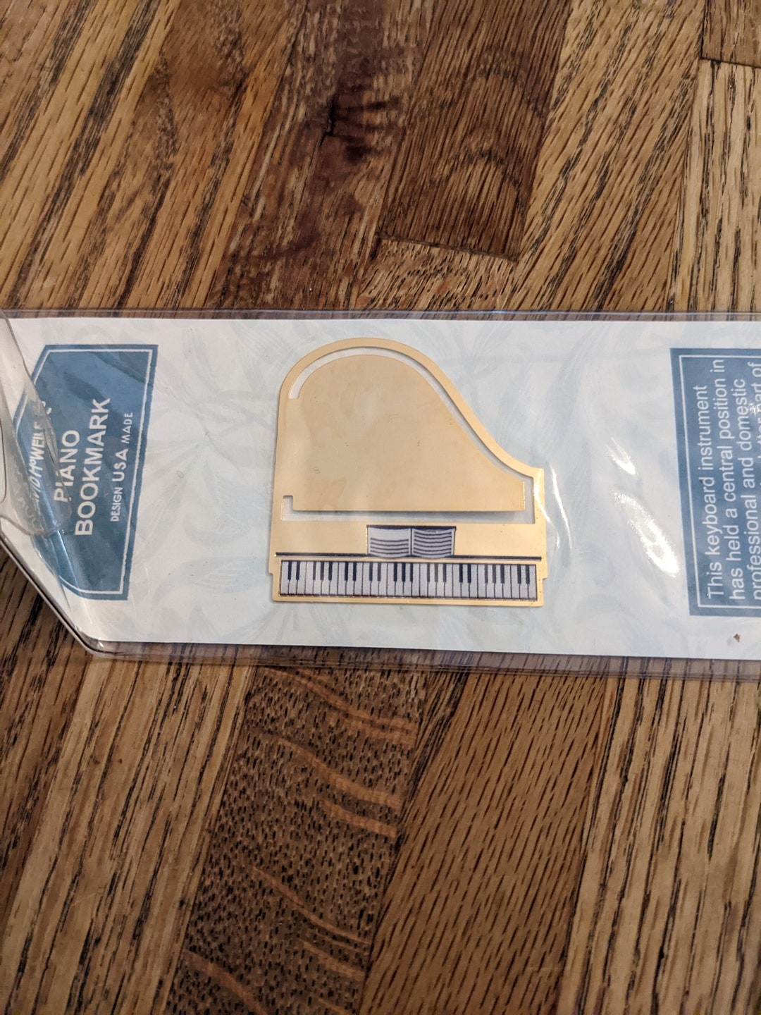 David Howell and Co. Metal Piano Bookmark - Etsy