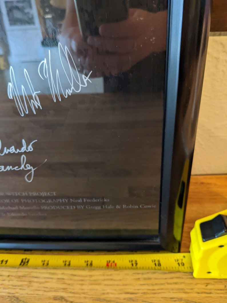 Haxan Films the Blair Witch Project SIGNED Framed Poster, Comic Book ...