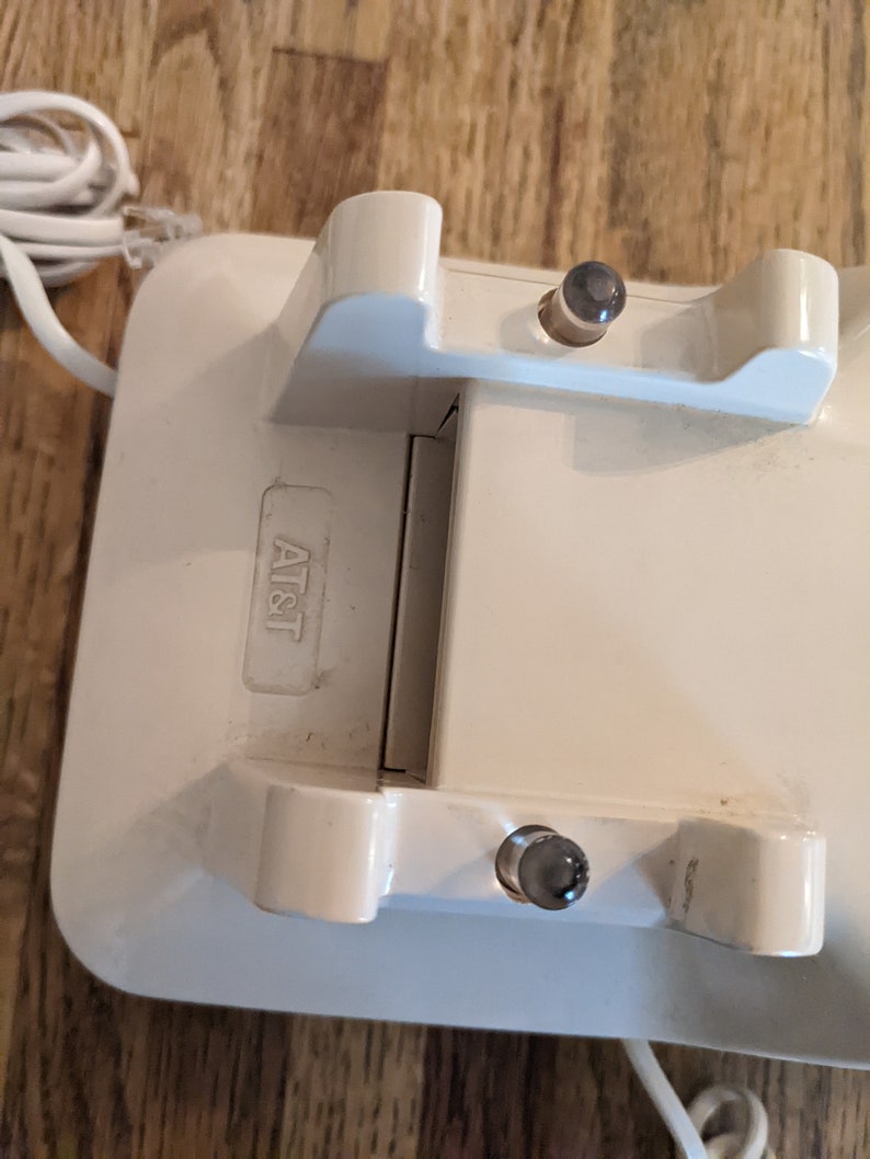 Vintage Plug in Wall Phone Push Button Beige - Etsy