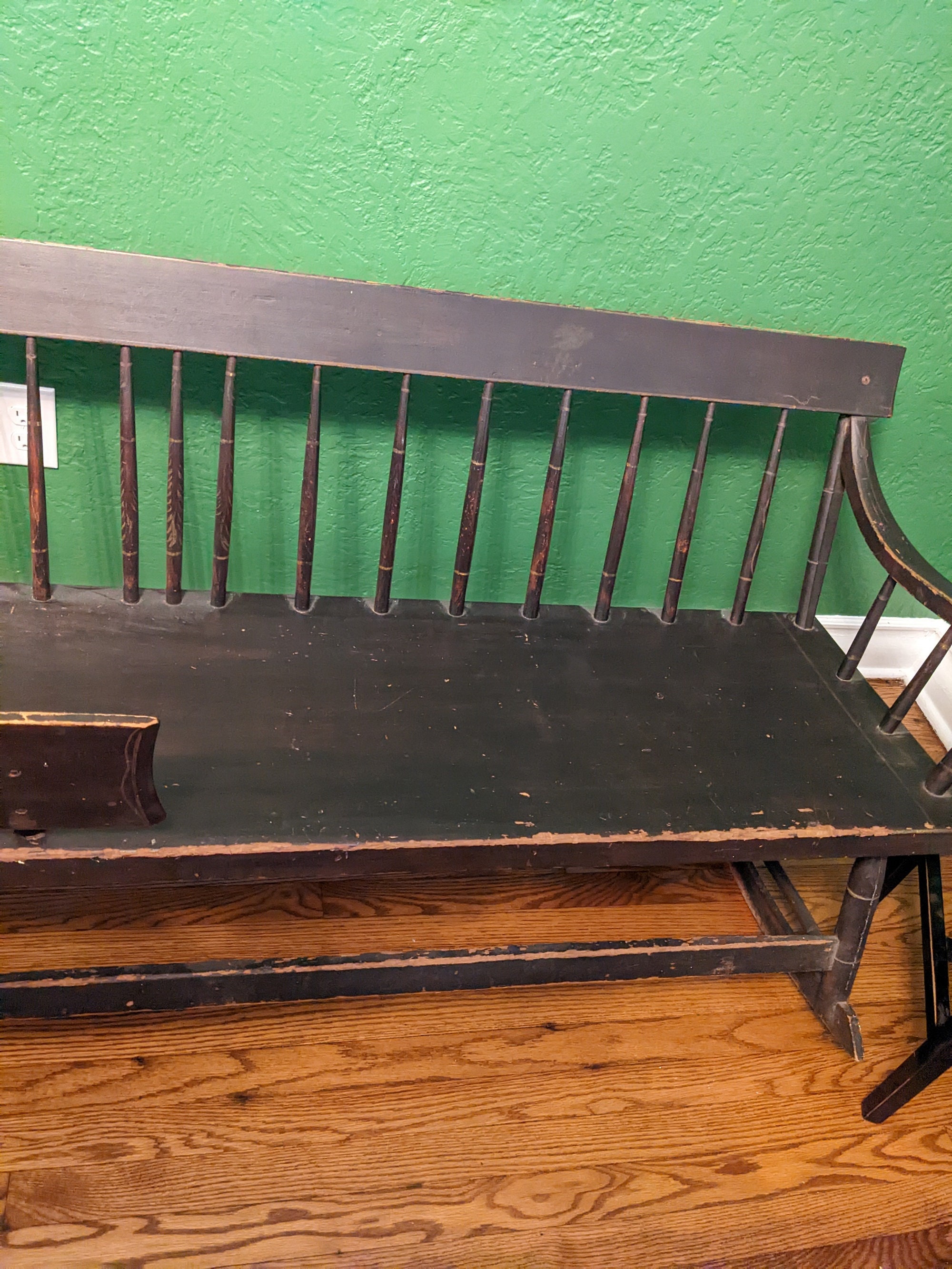 1840s Walnut Mammy's Rocking Bench Antique Pick up in Orlando, Florida ...