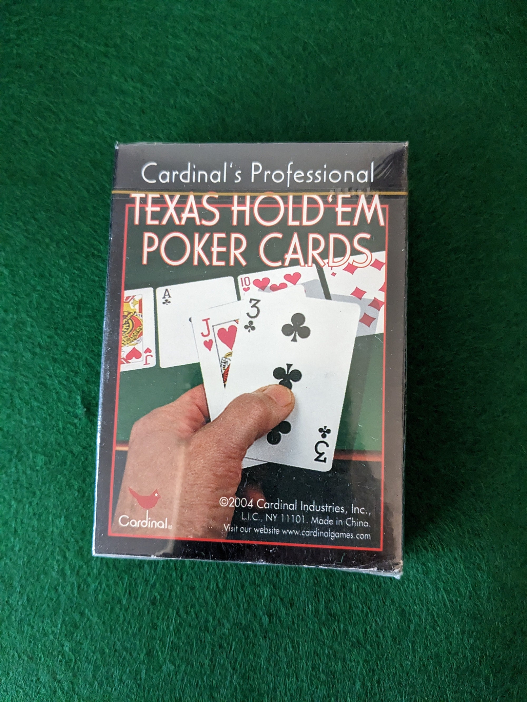 Vintage Texas Hold 'em Poker Set Professional Weight and Quality Chips ...