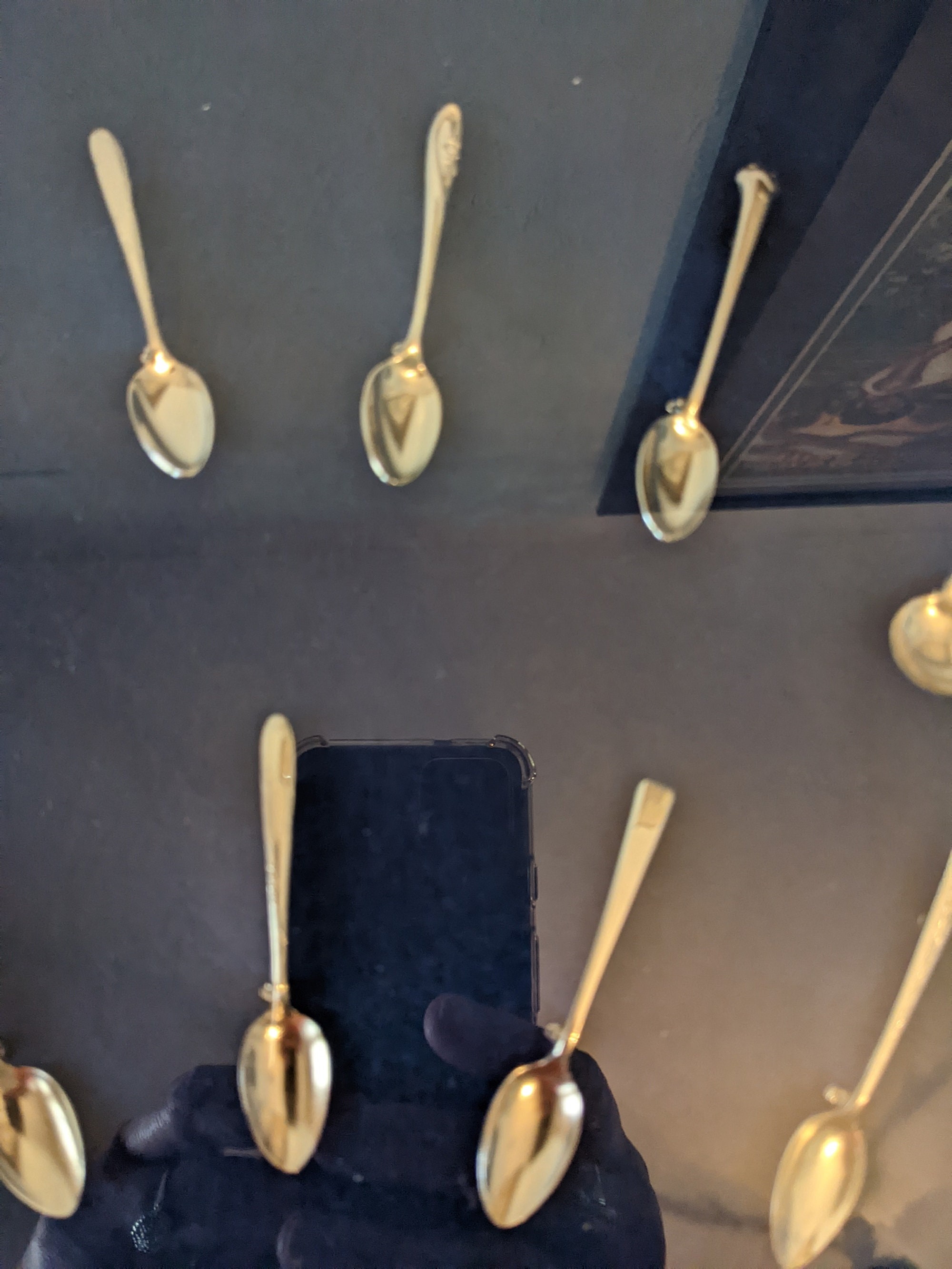 Vintage Miniature Sterling Silver Spoon Pinback Pin Display - Etsy