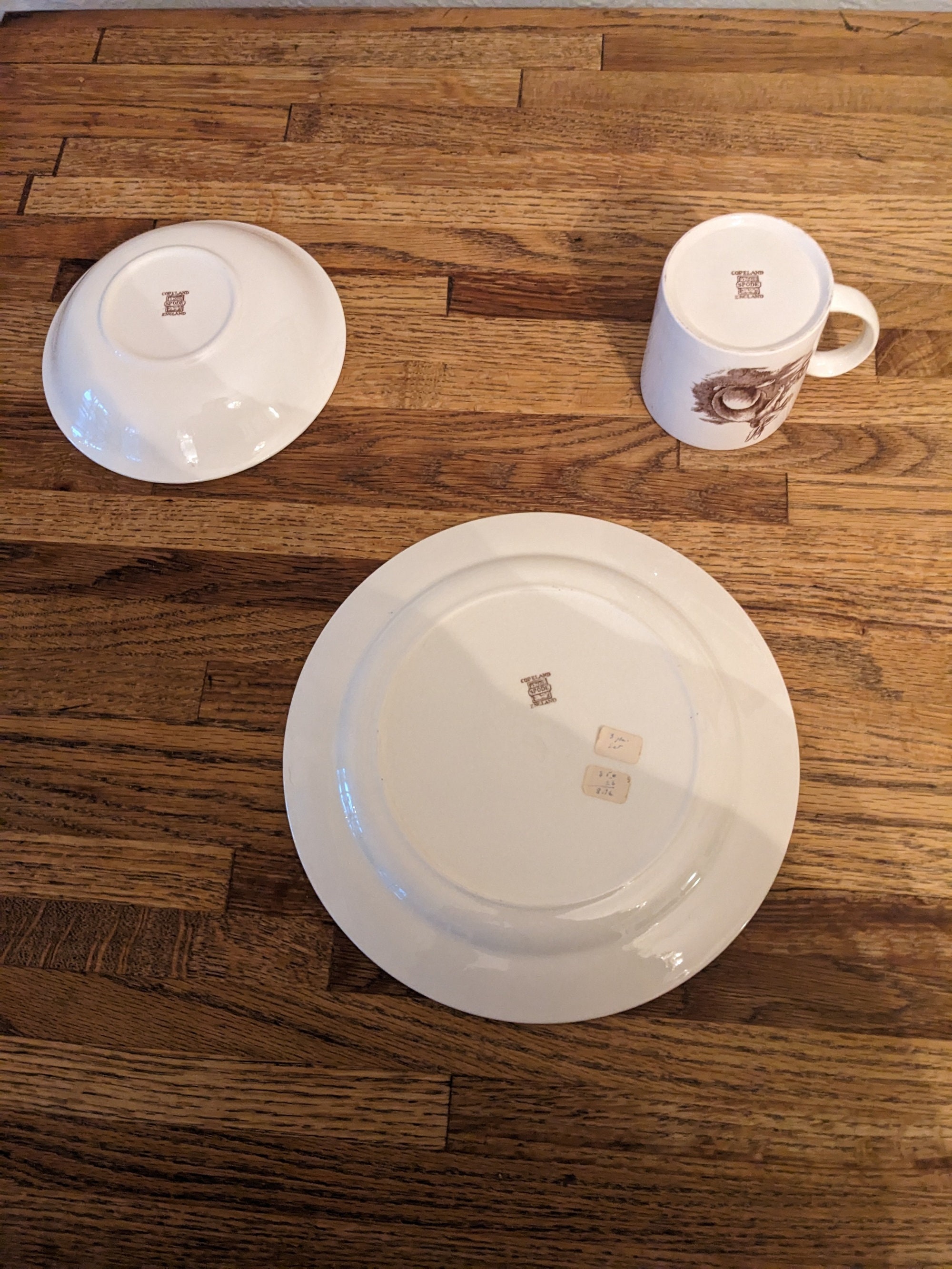 Copeland Spode Brown Transferware Grazing Rabbit Made in - Etsy