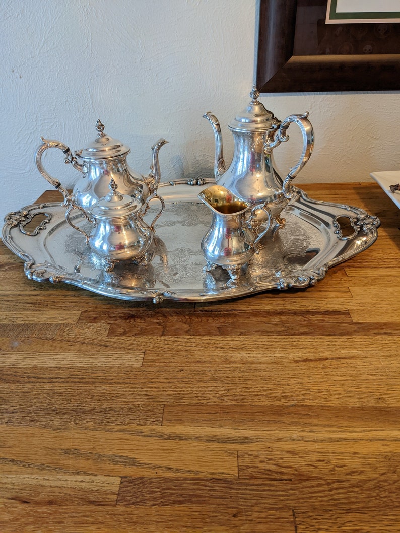Gorham EP YC 1904 Silver Tea Coffee Set 5 Piece - Etsy