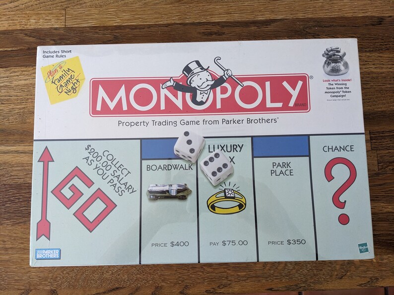 Vintage 1999 Wrapped Monopoly Winning Token Campaign Game - Etsy