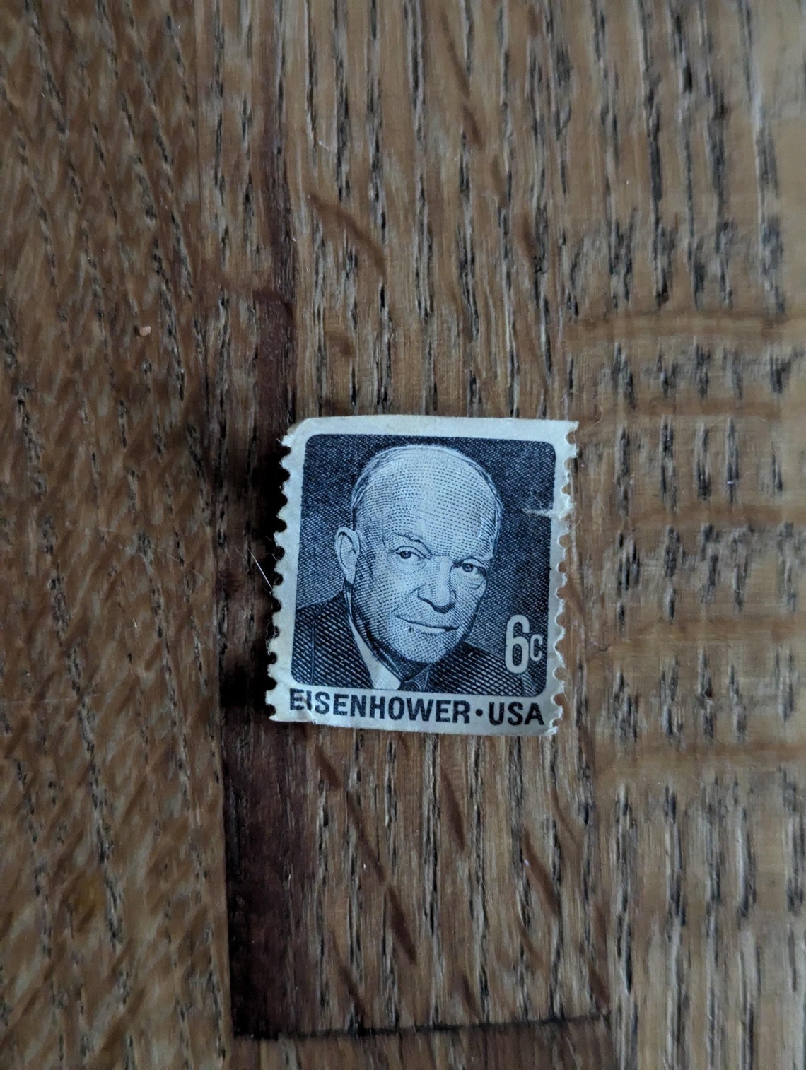 1970 Dwight D Eisenhower 6 Cents US Postage Stamp Vintage Stamp ...