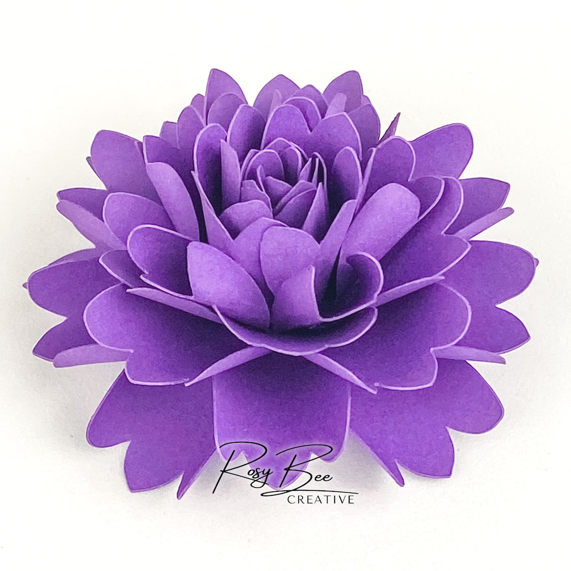 Avery Paper Flower Paper Flower Tutorial Paper Flower Template DIY ...