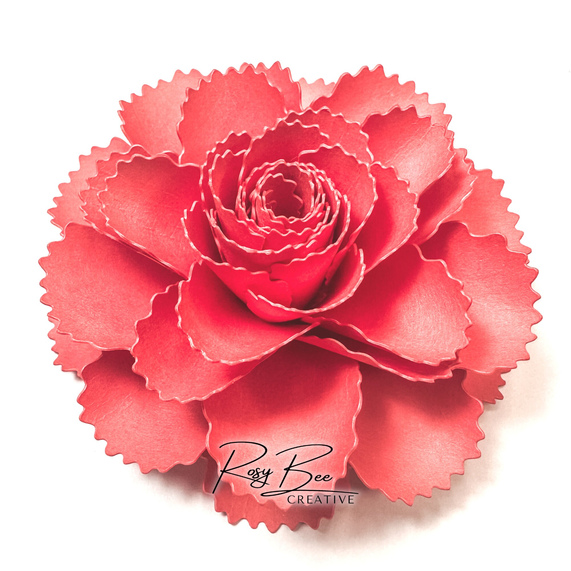 Willow Paper Flower | Paper Flower Tutorial | Paper Flower Template ...