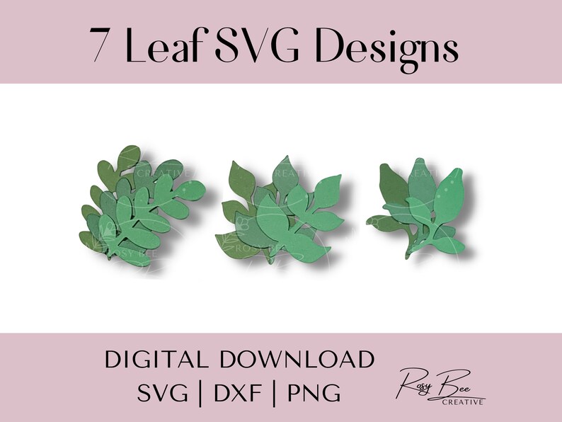 Paper Leaves SVG | Leaf Templates | Cut Files for Cricut - Etsy