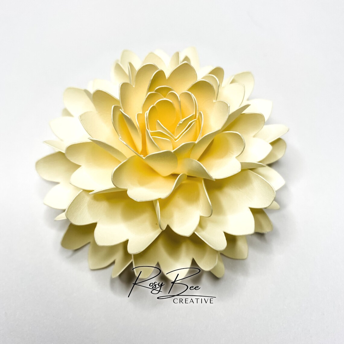 Avery Paper Flower Paper Flower Tutorial Paper Flower Template DIY ...
