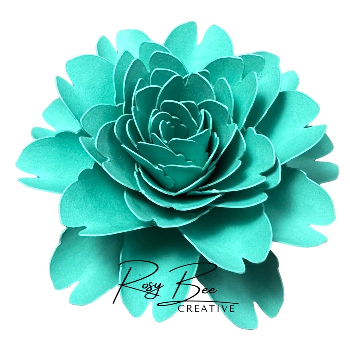 Isabella Paper Flower | Paper Flower Tutorial | Paper Flower Template ...