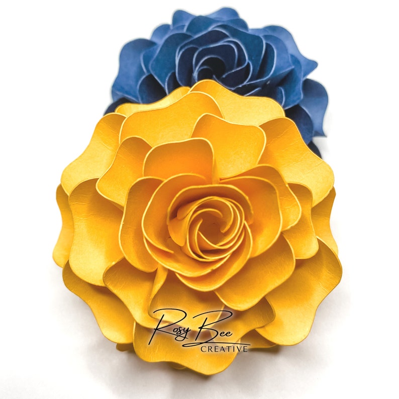Harper Paper Flower Paper Flower Tutorial Paper Flower Template Diy Paper Flowers Mini Paper
