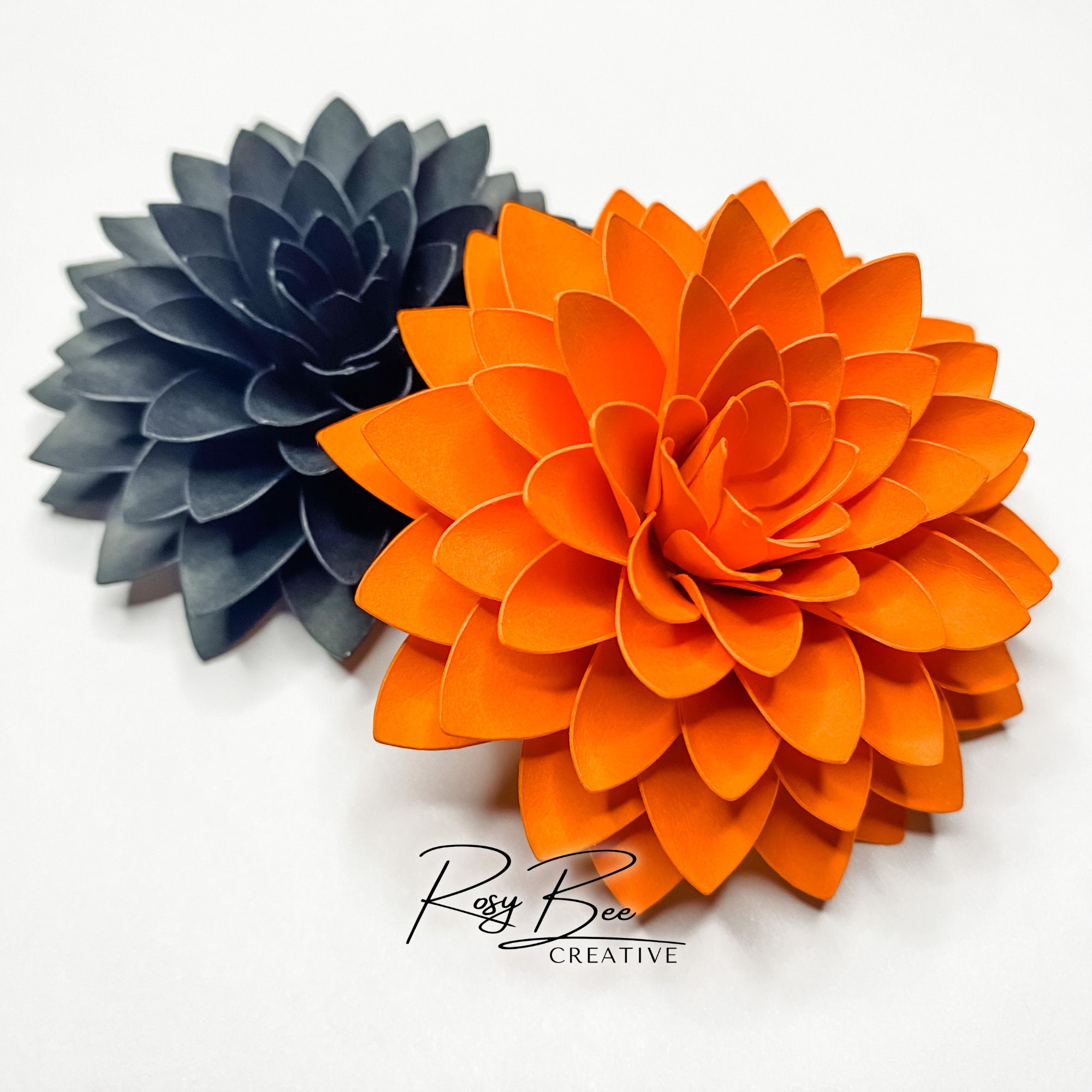 Aria Paper Flower | Paper Flower Tutorial | Paper Flower Template | DIY ...