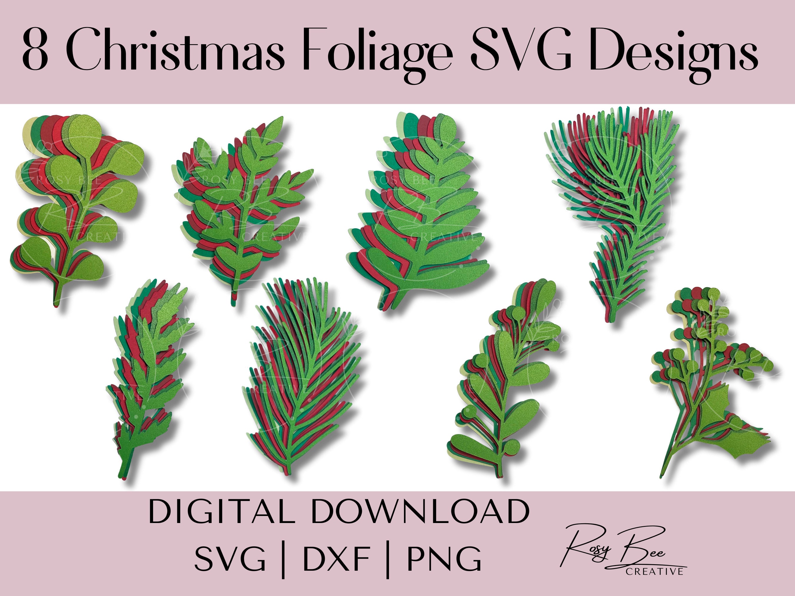 Paper Vine Leaves SVG | Vine Leaf Templates | Vine Foliage SVG ...