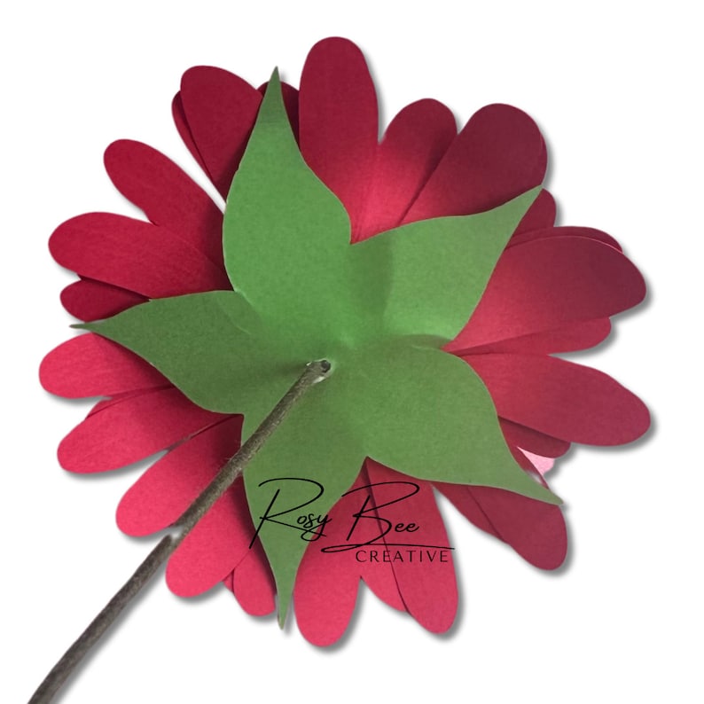 Paper Flower Sepal SVG Templates | Sepal Leaves SVG | Stemming Base ...