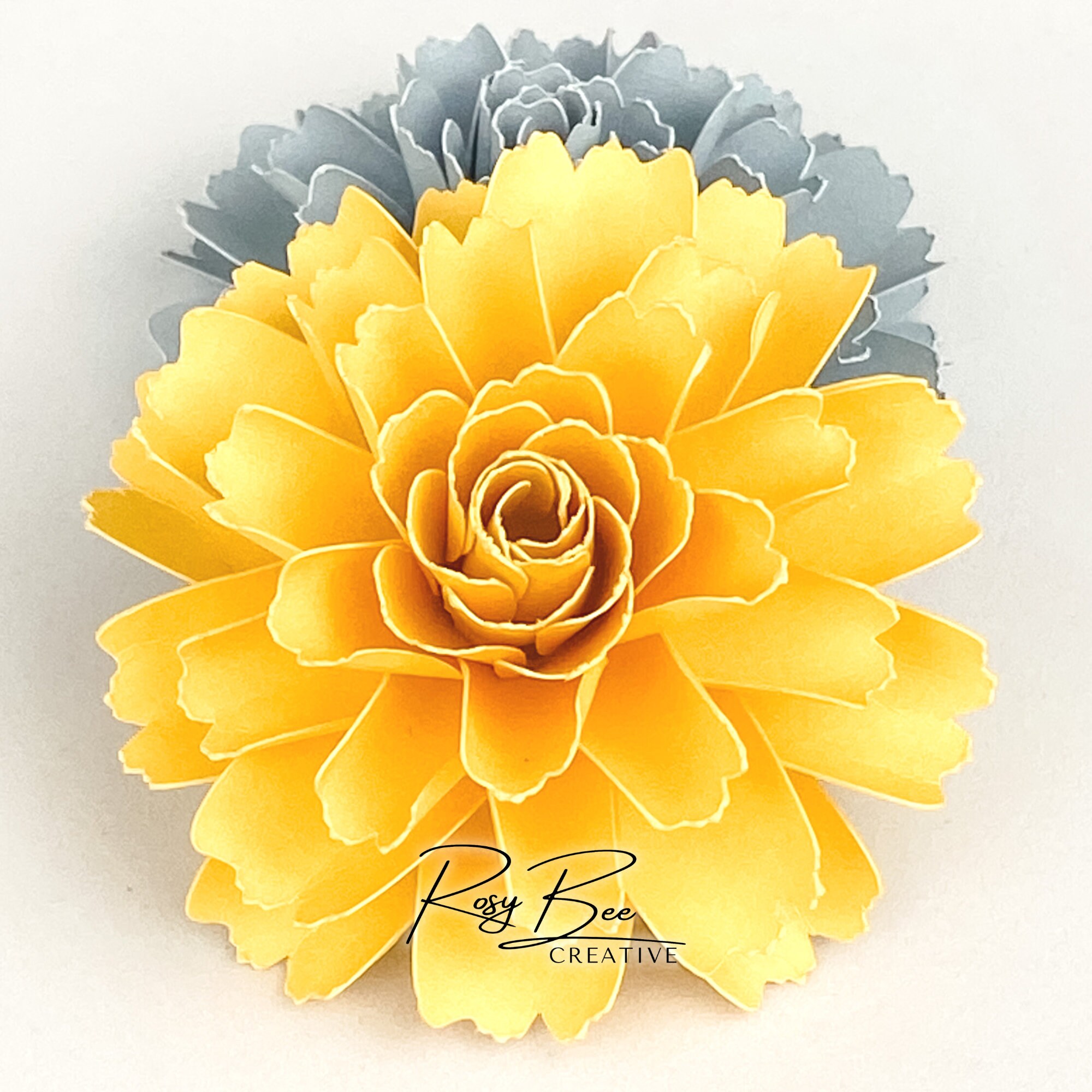 Rebecca Paper Flower Paper Flower Tutorial Paper Flower Template DIY ...