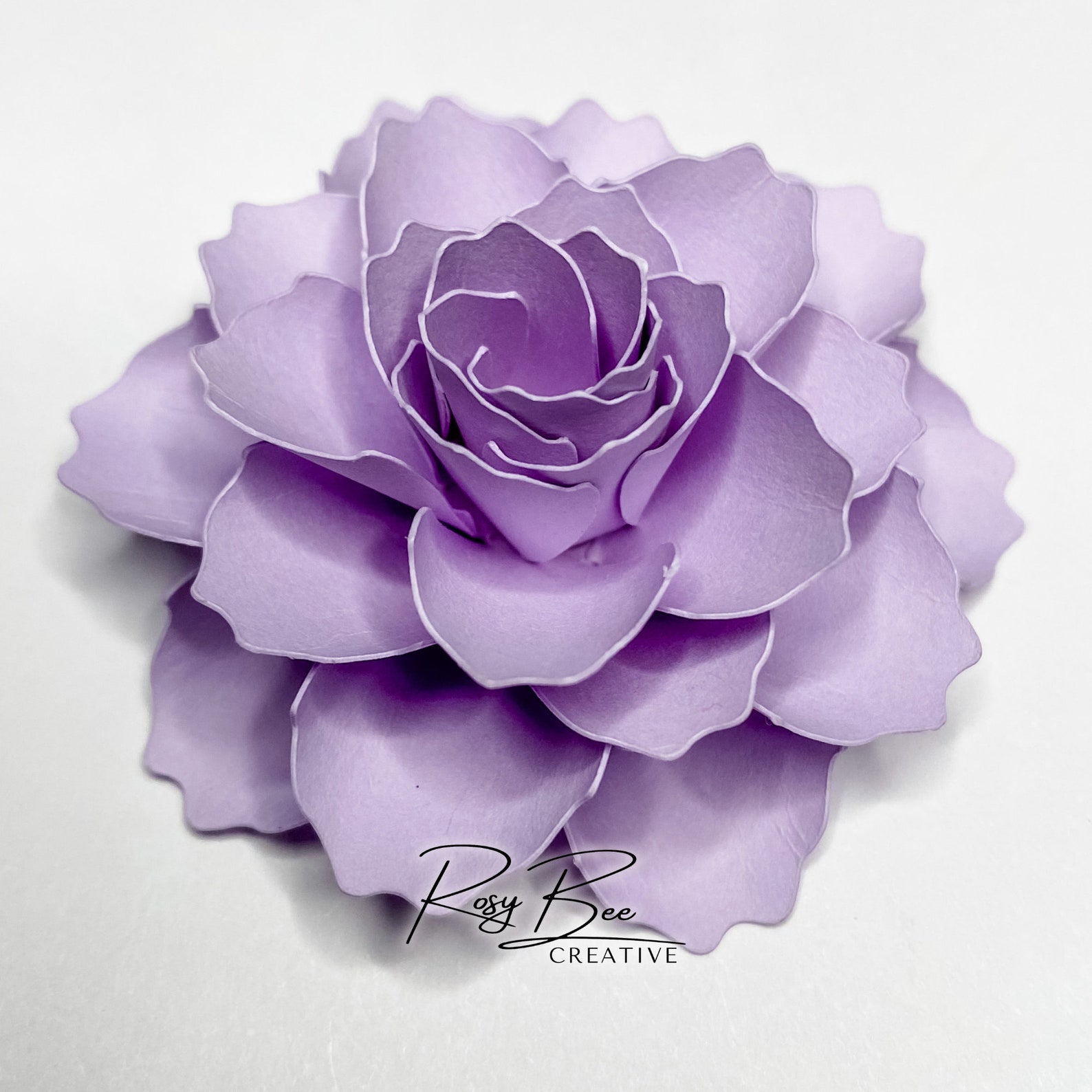 Clare Paper Flower | Paper Flower Tutorial | Paper Flower Template ...