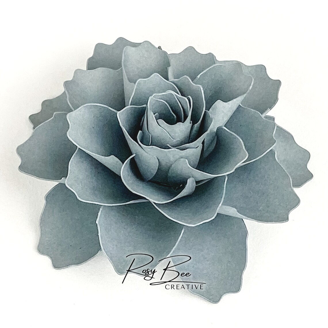 Clare Paper Flower | Paper Flower Tutorial | Paper Flower Template ...