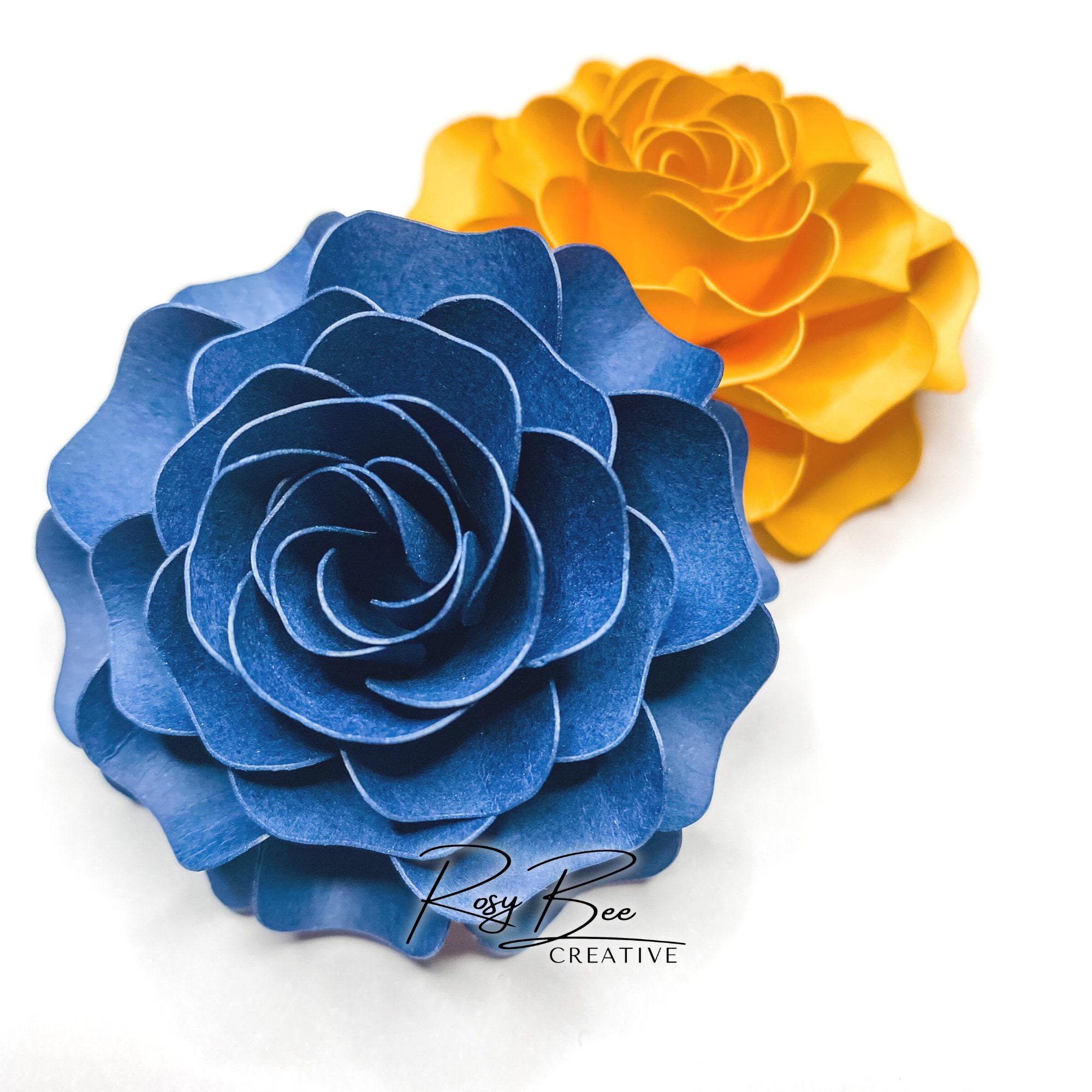 Bundle Pack Paper Flowers Paper Flower Tutorial Paper Flower Template ...