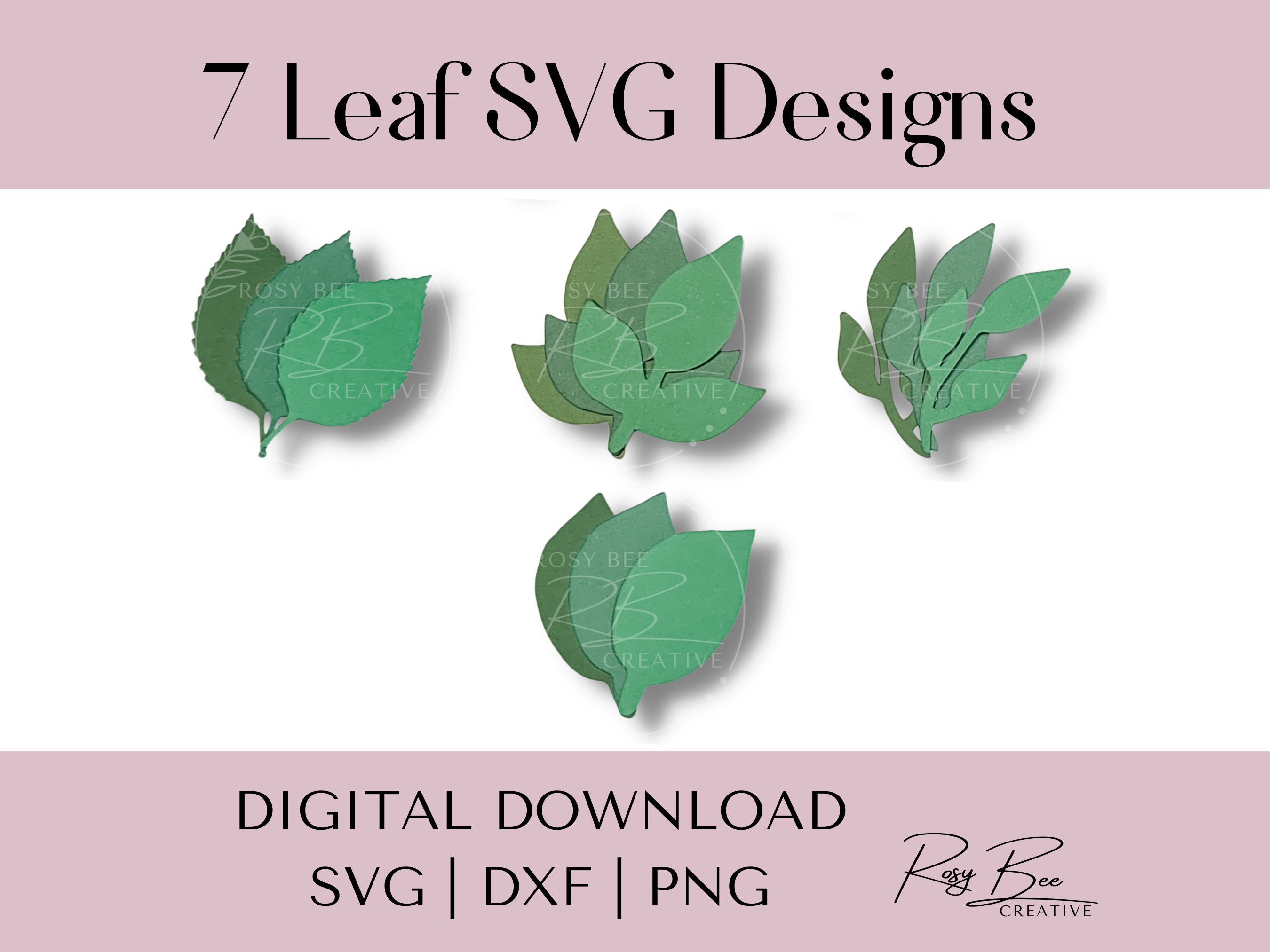 Paper Leaves SVG | Leaf Templates | Cut Files for Cricut - Etsy