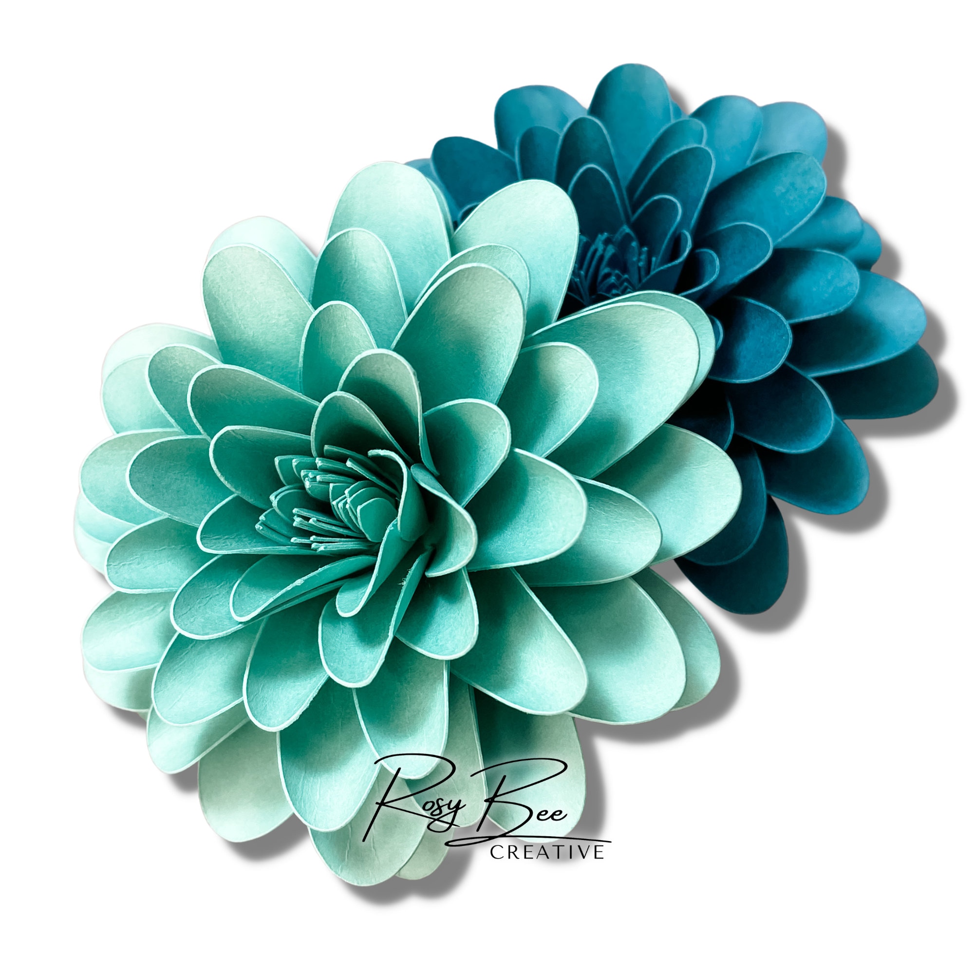 Luna Paper Flower | Paper Flower Tutorial | Paper Flower Template | DIY ...