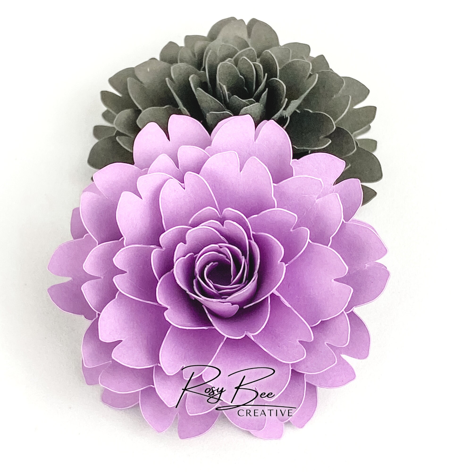 Isabella Paper Flower Paper Flower Tutorial Paper Flower - Etsy