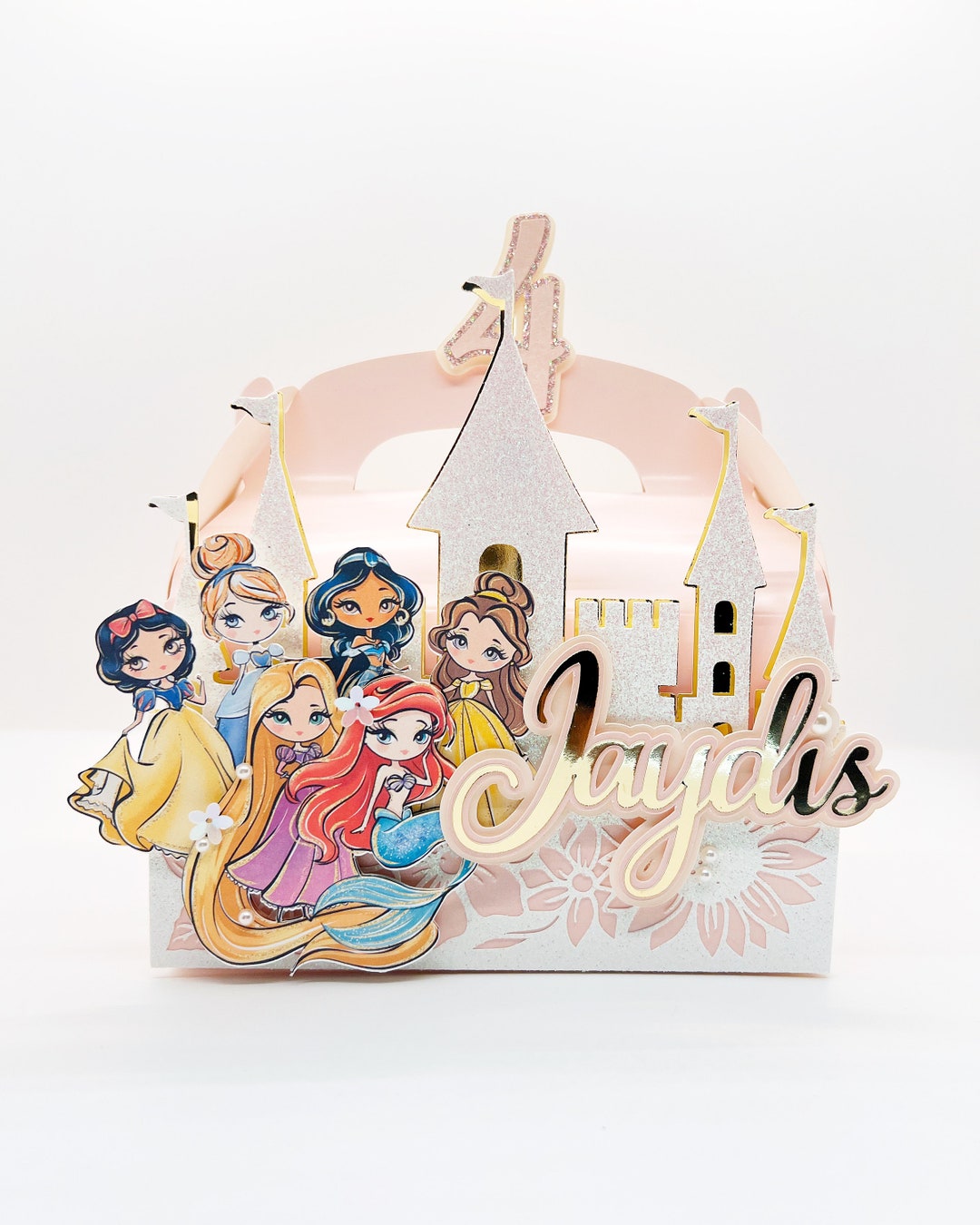 Disney Princess Favor Boxes|personalized Favor Boxes|custom Favor Boxes ...