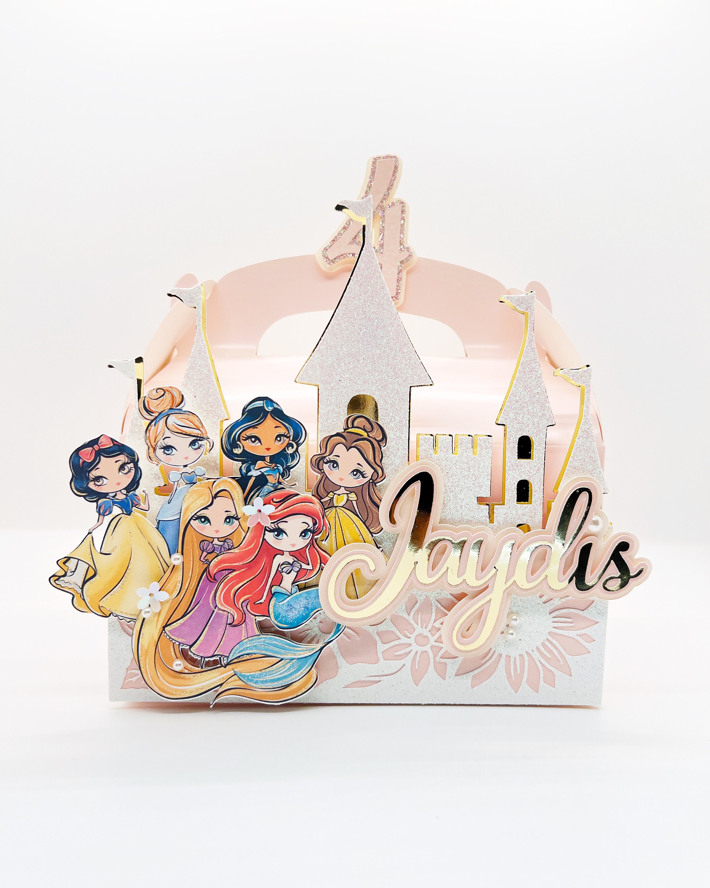 Disney Princess Favor Boxespersonalized Favor Boxescustom - Etsy